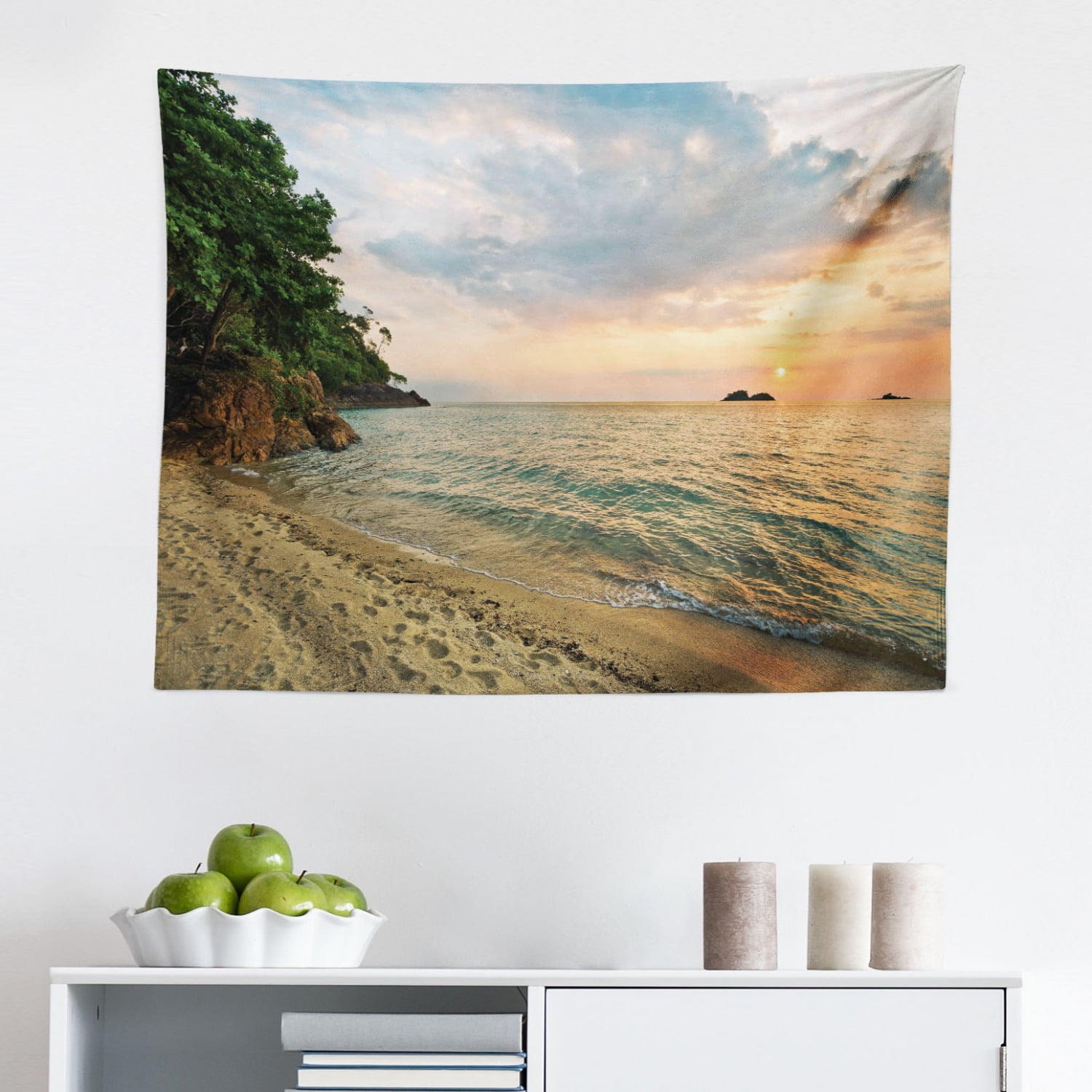 Boho Tapestry, Peace Van Funny Minivan Explorer Caravan Paisley ...