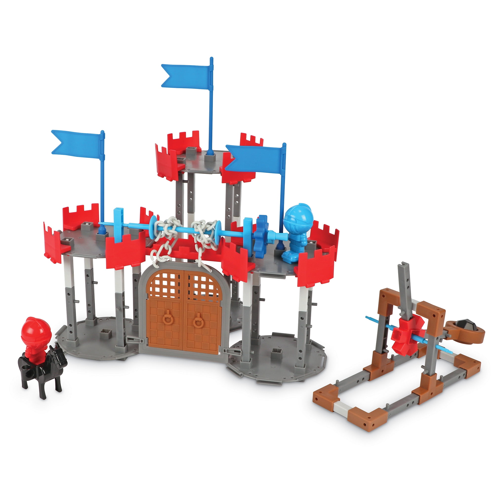 Learning Resources LER2876 Engineering & Design Castle Building Set ...
