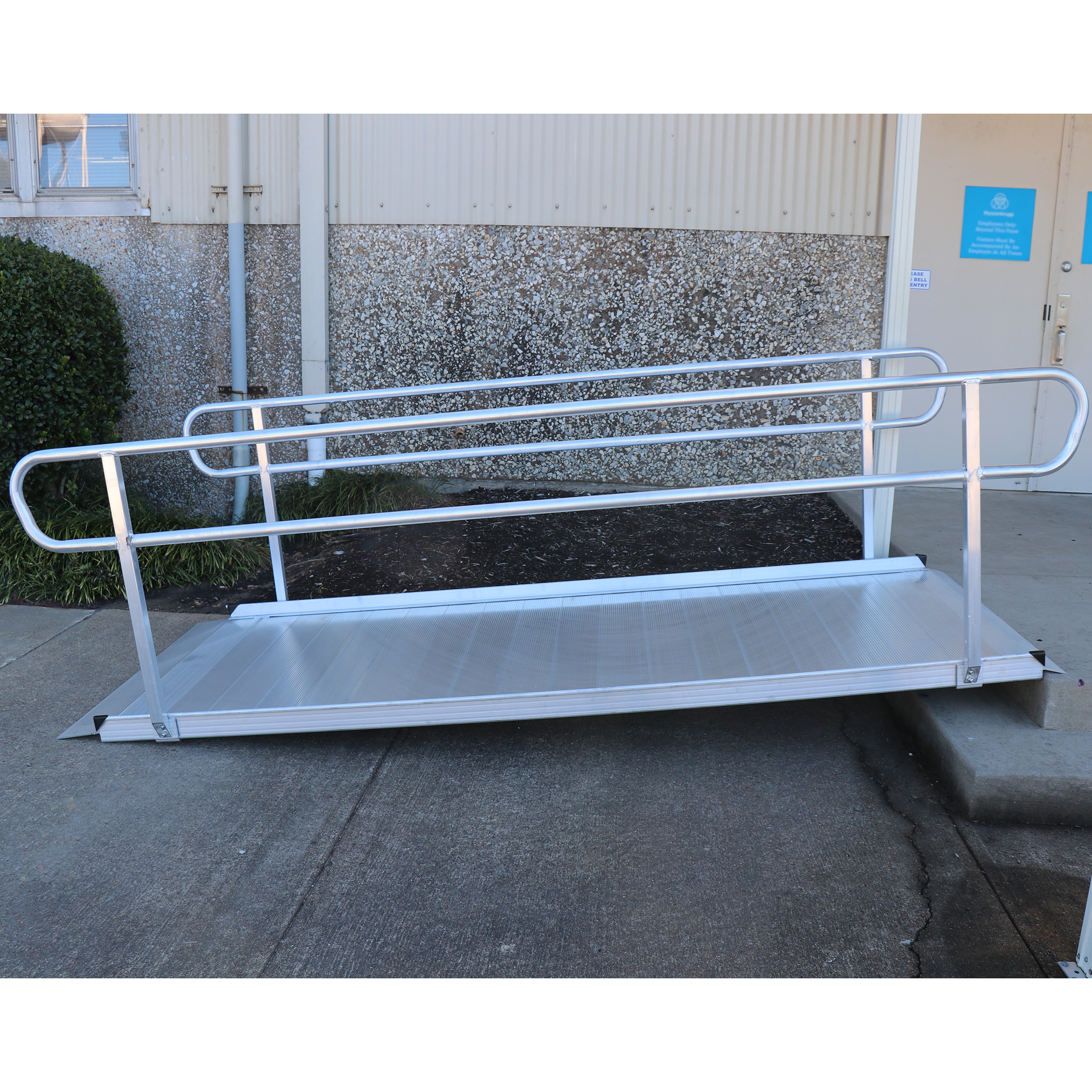 Buy Titan Ramps Wheelchair Entry Ramp and Handrails 10' Long 48 Wide ...