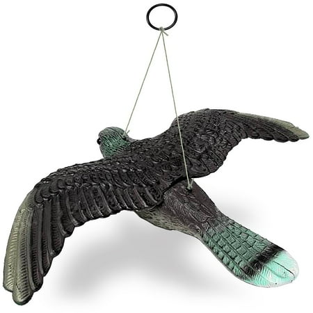 Premium Bird Repellent Fake Flying Hawk Decoy Hanging Lifelike Predator ...