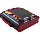 Five Star 2" Zipper Binder + Expansion Panel, Black/Red (29052CE8 ...