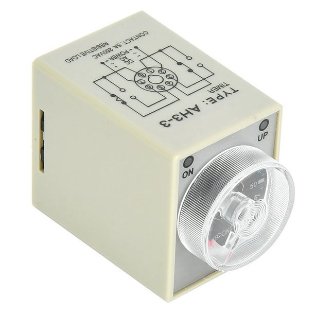 Timer Relay,Electronic Time Relay 8 A A Contact DIN Rail Mount ...
