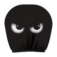 Car Headrest Cover Funny Angry Face Print Elastic 2 Pack Breathable ...