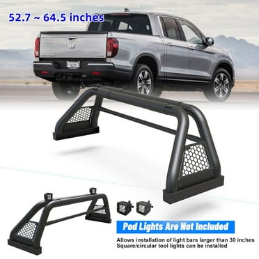 Universal Pickup Cargo Roll Sport Bar Chase Rack for Full Size Trucks ...