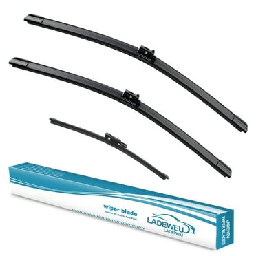 GARDIMU Front and Rear Windshield Wiper Blades, 3 Front and Back Windshield Wipers Blades for ...