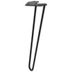 LTL Duraline Table Legs Wired Black Steel 28", Set of 4 - Walmart.com