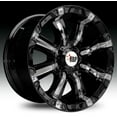17" Black With Silver Inserts 94R Wheel by RBP (Rolling Big Power) 94R ...