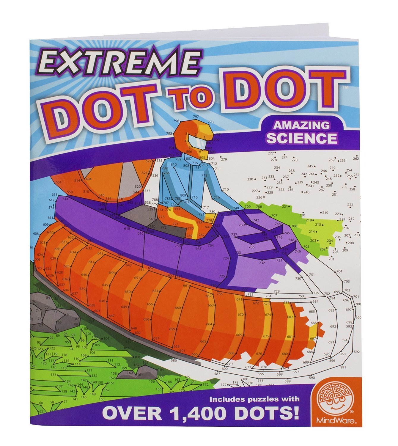 Vintage Cartoon Character Dot-to-Dot Coloring Puzzle Book 300 Puzzles ...