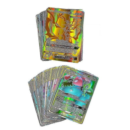 60cards Cards Game Mega Gx Ex Collection Trading Funs Gift Children Toy ...