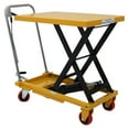 INTBUYING 440LBS Hydraulic Lift Table Cart Trolley Mobile Manual ...