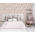 Brewster Delano Rose Structured Geo Wallpaper - Walmart.com