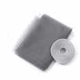 Invisible Window Screen Mesh – Polyester Net for Window, Black Gray ...
