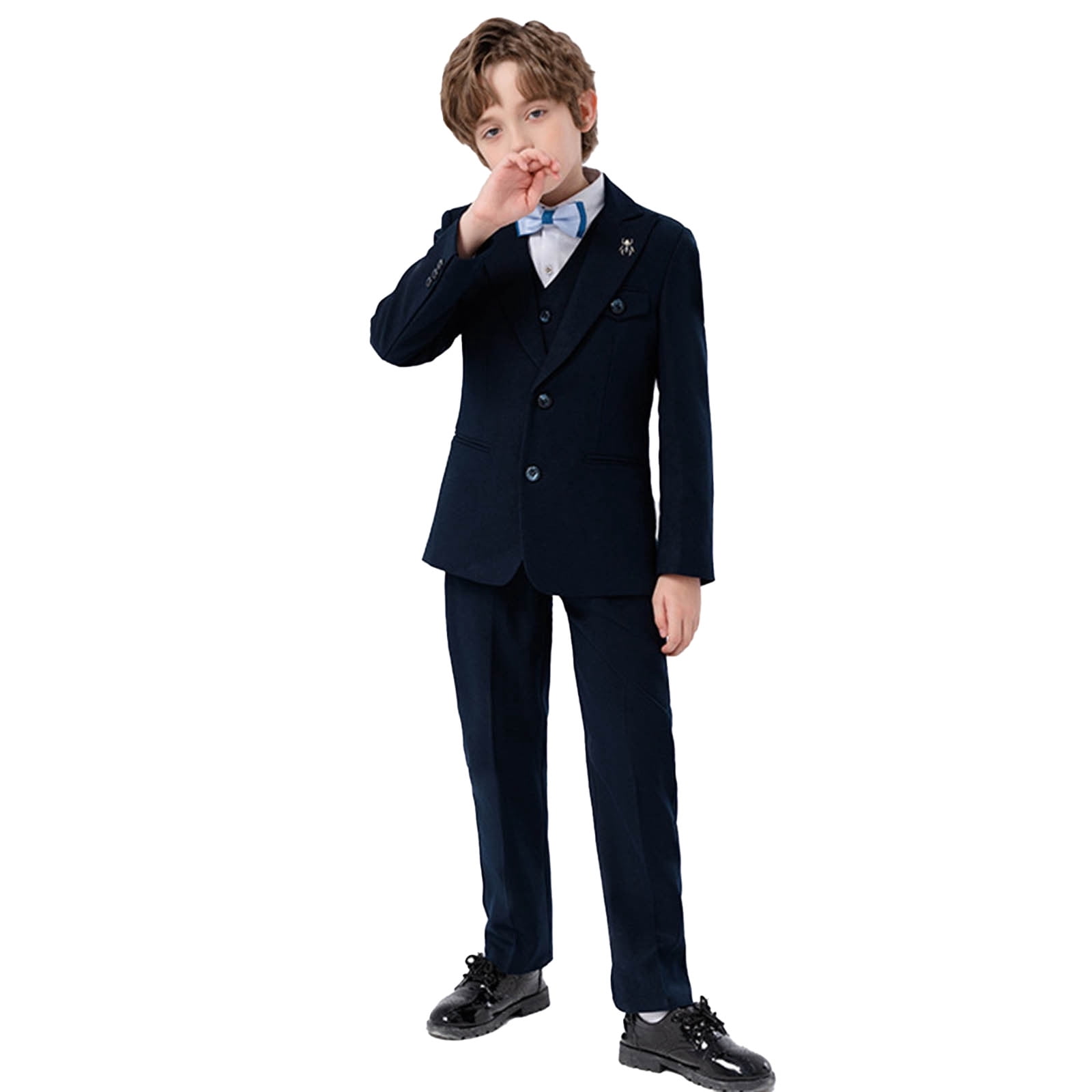 Aocisk Boys Outfits & Set - Boys Solid Color Suit Formal Dress Set ...