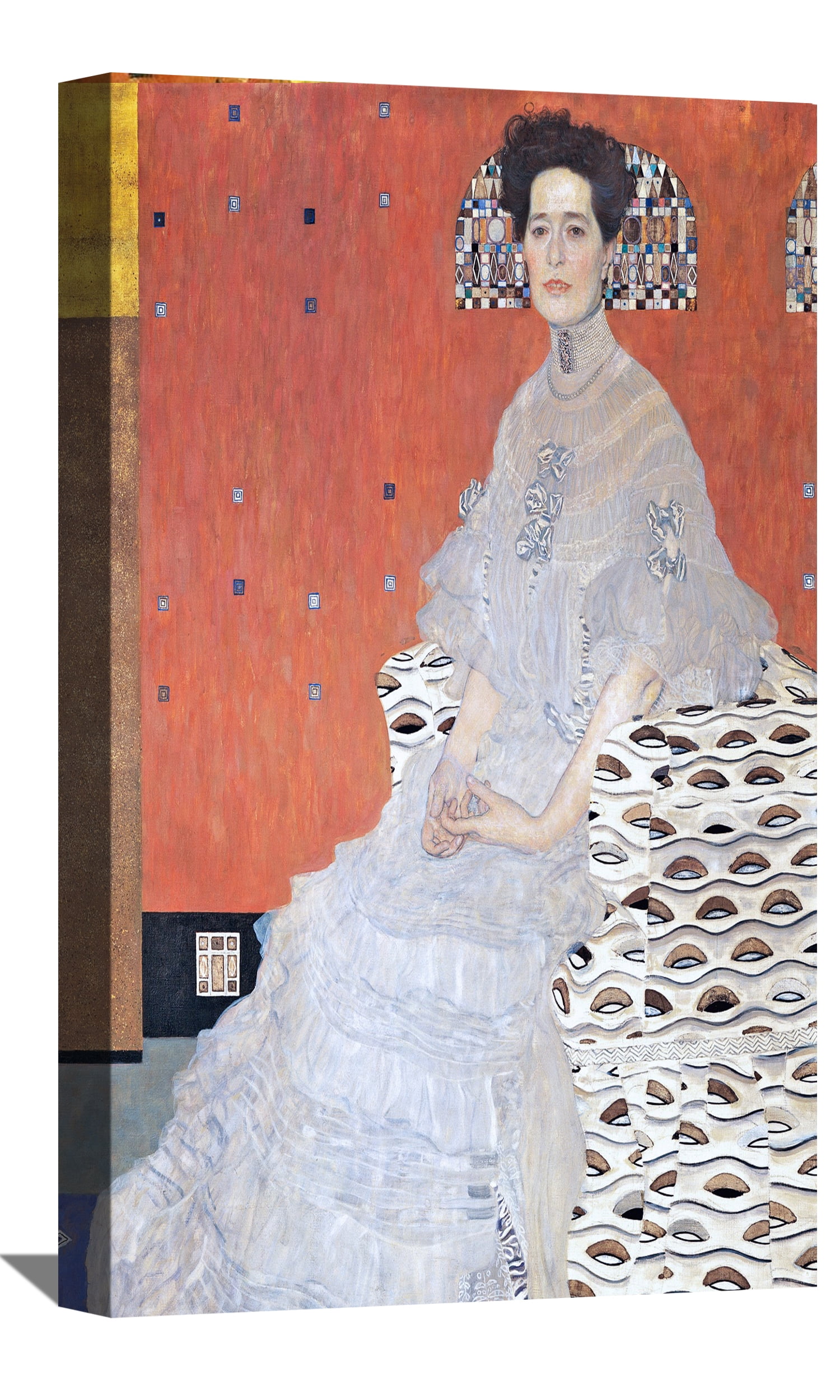 Gustav Klimt Painting Wall Art Portrait of Fritza Riedler Canvas Art ...