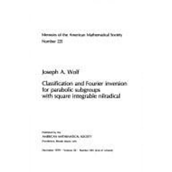 Pre-Owned Classification and Fourier Inversion for Parabolic Subgroups ...