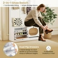 Demi Bonn 4-In-1 Entryway Hall Tree, Coat Rack & Flip Drawers, 3-Tier ...