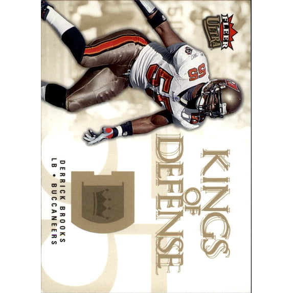 2006 Ultra Kings of Defense #KDDB Derrick Brooks NFL Football Trading ...