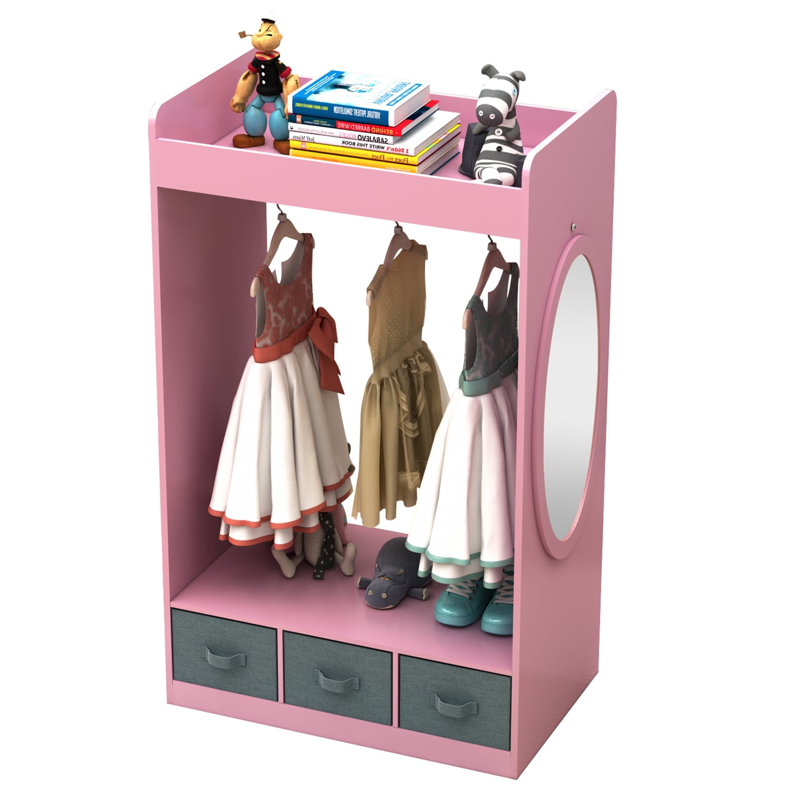 Kids Costume Organizer, Costume Rack, Kids Armoire, Open Hanging ...