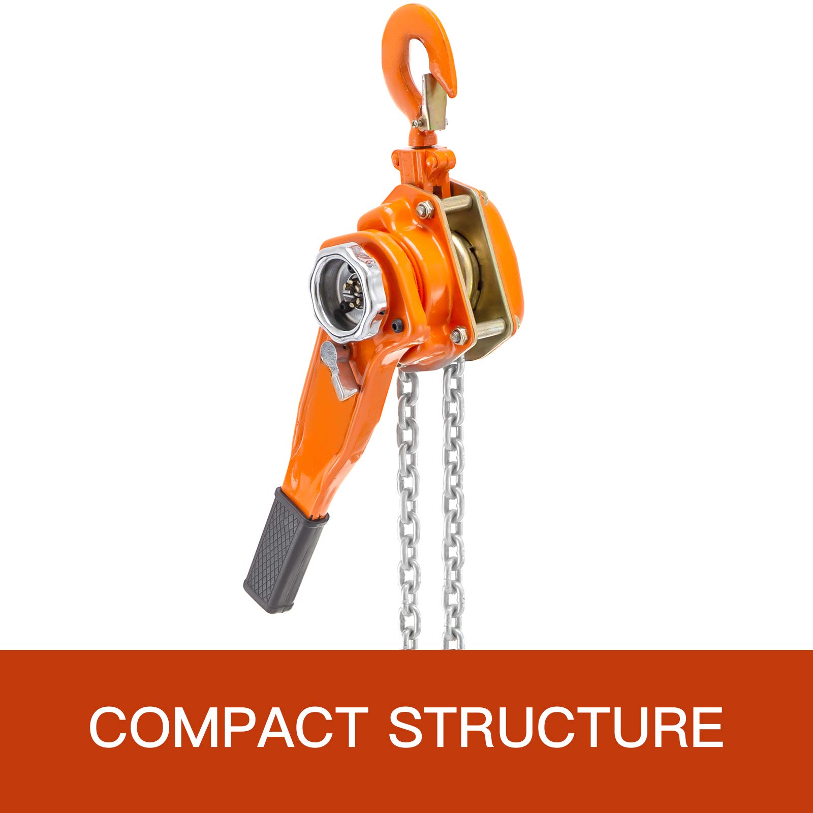 Manual Hoists 3 4 Ton X 10FT Chain Come Along Lever Chain Hoist Puller