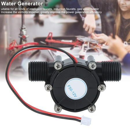 FAGINEY DC Water Turbine Generator,12V 10W Black DC Electric Micro ...
