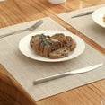 Beige Placemats Set of 8, Heat Resistant Non Slip Place Mats for Dining ...