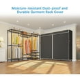 VIPEK V5LC Garment Rack Heavy Duty Covered Clothes Rack with Dimmable ...