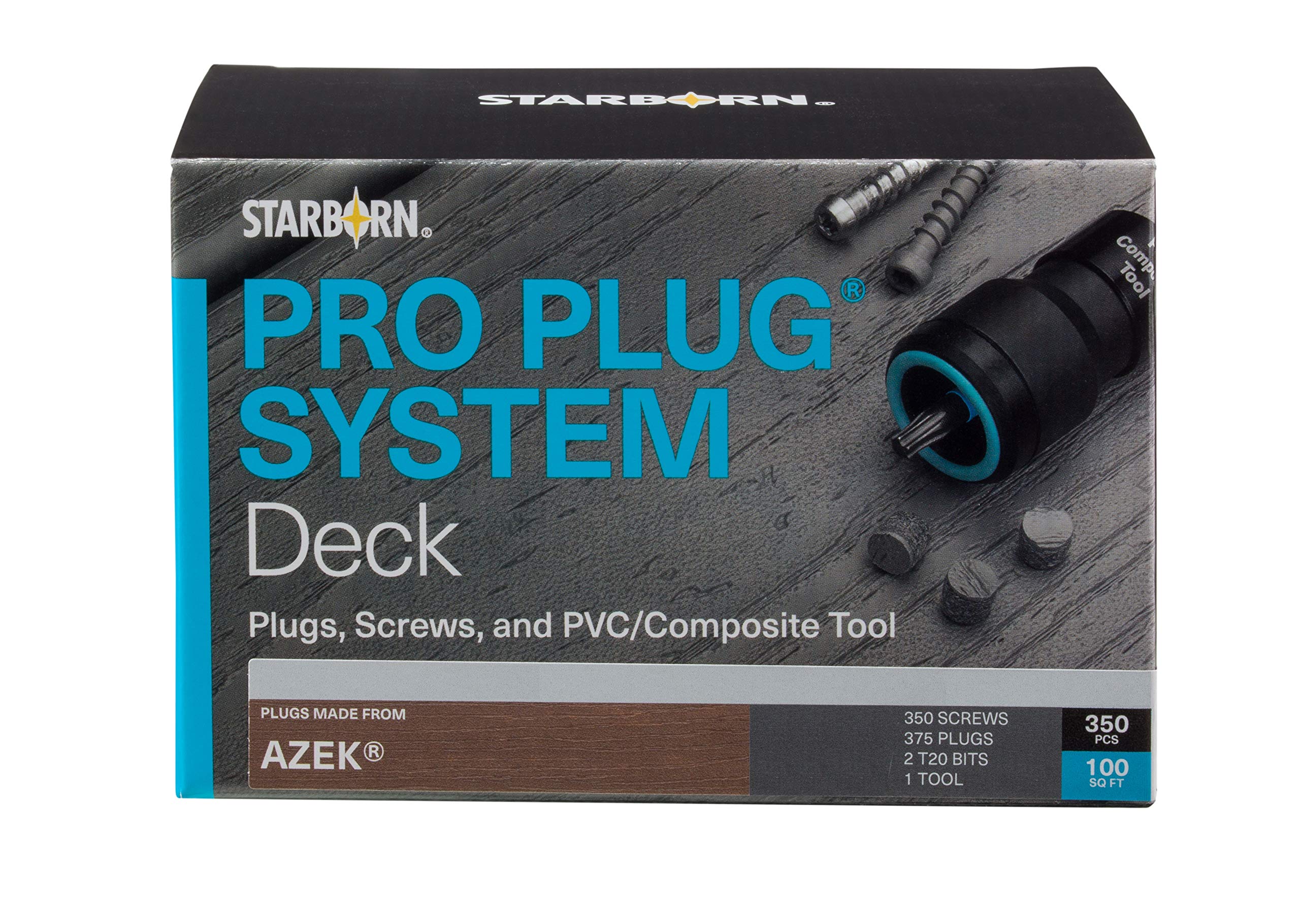 Pro Plug PVC Plugging System for AZEK Island Oak Decking - Epoxy Steel ...