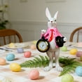 Easter Decorations Bunny Figurine with Pocket Watch, Cute Small Bunny ...