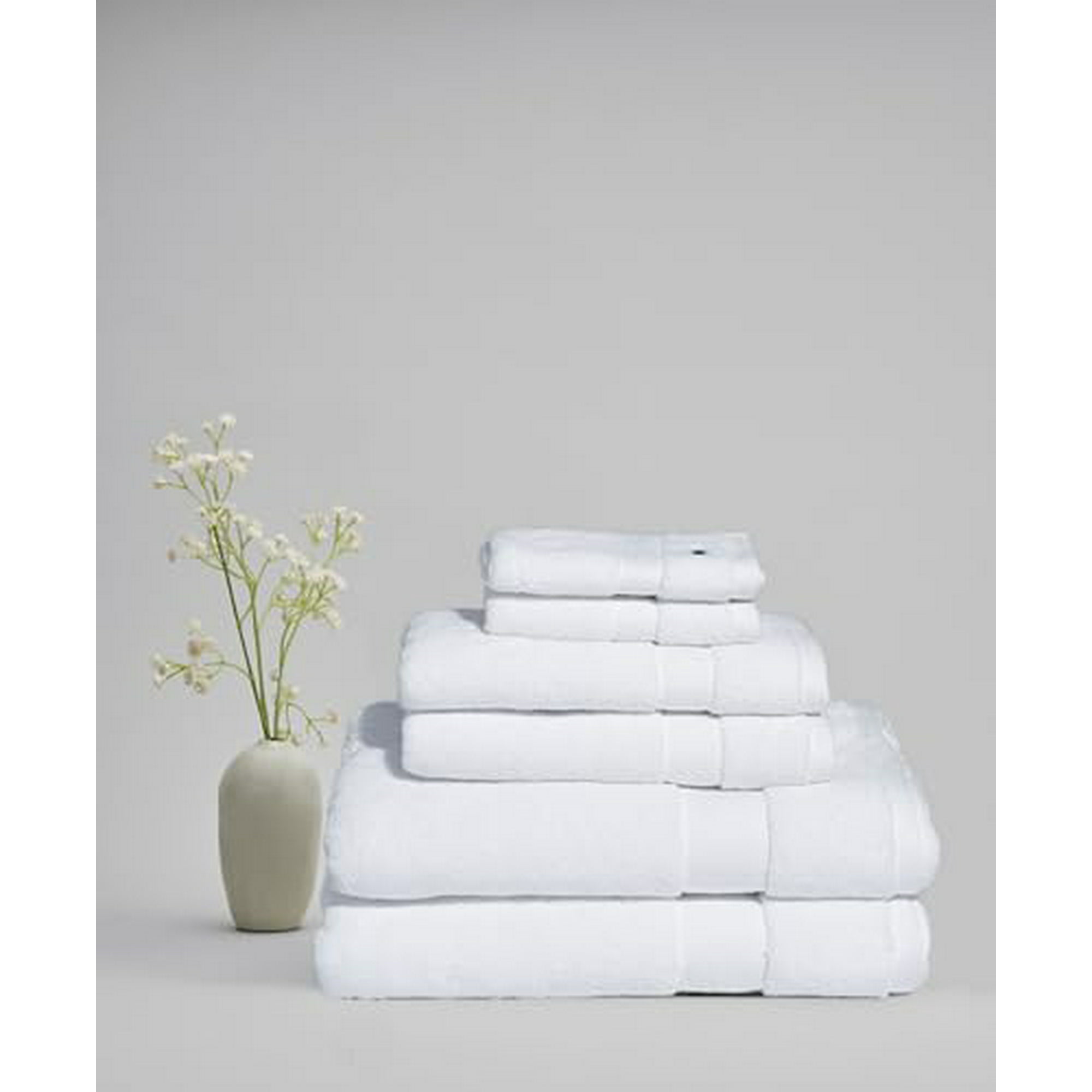 Click here for Yajiammei Signature Solid White 6 Piece Towel Set prices