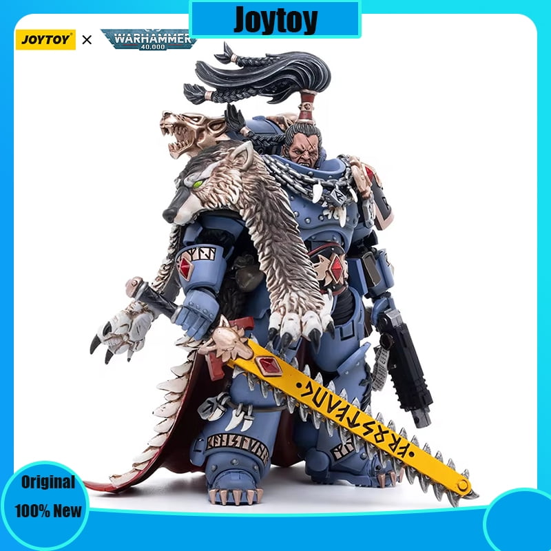 Figura de acción JOYTOY Warhammer 40K Space Wolves Ragnar Blackmane ...