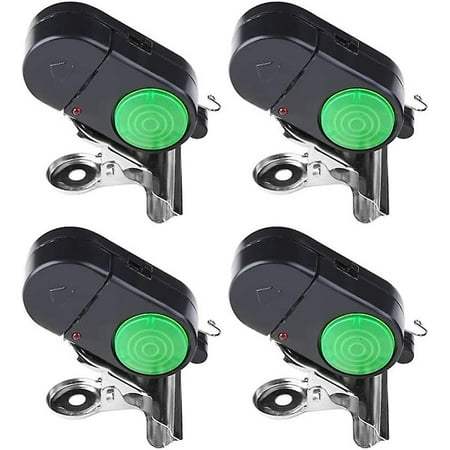 4 Pieces Fish Alarm Bite Indicator Sound Led Fishing Alarm Waterproof ...