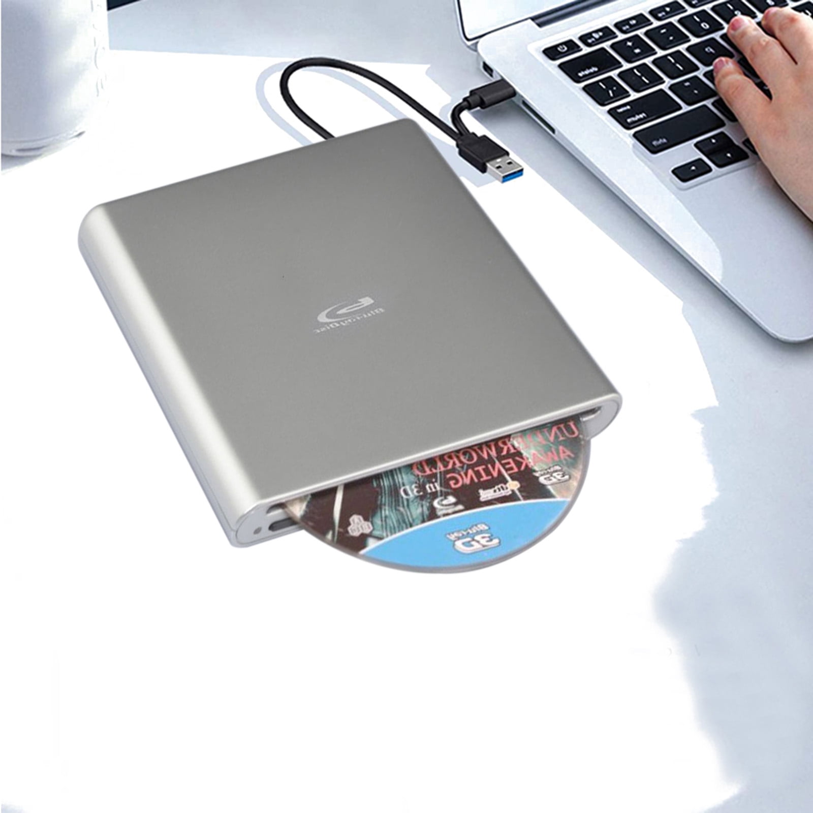 Motor Genic Blu-ray BD Burner External USB 3.0 Slot In DVD RW CD Writer ...