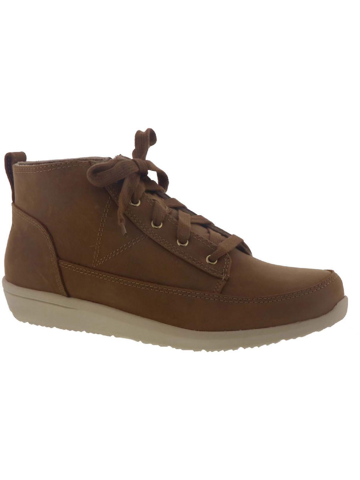 Vionic Womens Shawna Leather High-Top Fashion Sneakers - Walmart.com