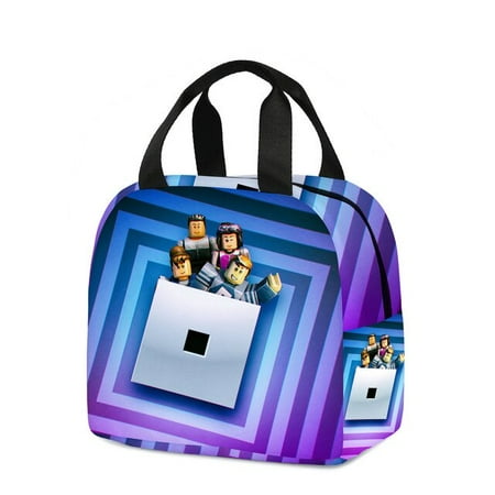 ROBLOX Insulated Lunch Bag School Kids Work Tote Bag Packaging Food ...