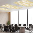 2 Pack Palm Tree Fluorescent Light Covers for Ceiling Lights Tropical ...