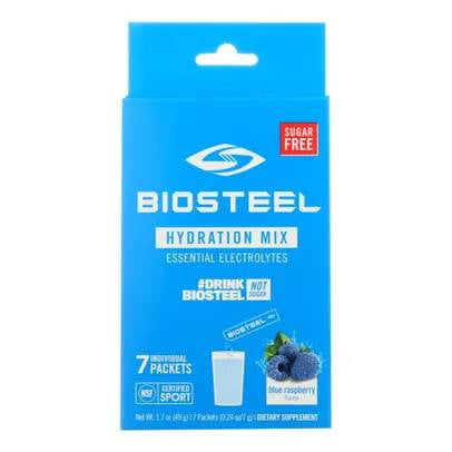 Biosteel Blue Raspberry Electrolyte Drink Mix - 7 Ct | Pack of 6 ...