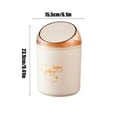 Orangide Desktop Trash Can Mini Flip Style, Small Waste Bin for Table ...