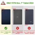 Fintie Slim Case for Onn. 7" Tablet (2024 Model) - Lightweight Hard ...