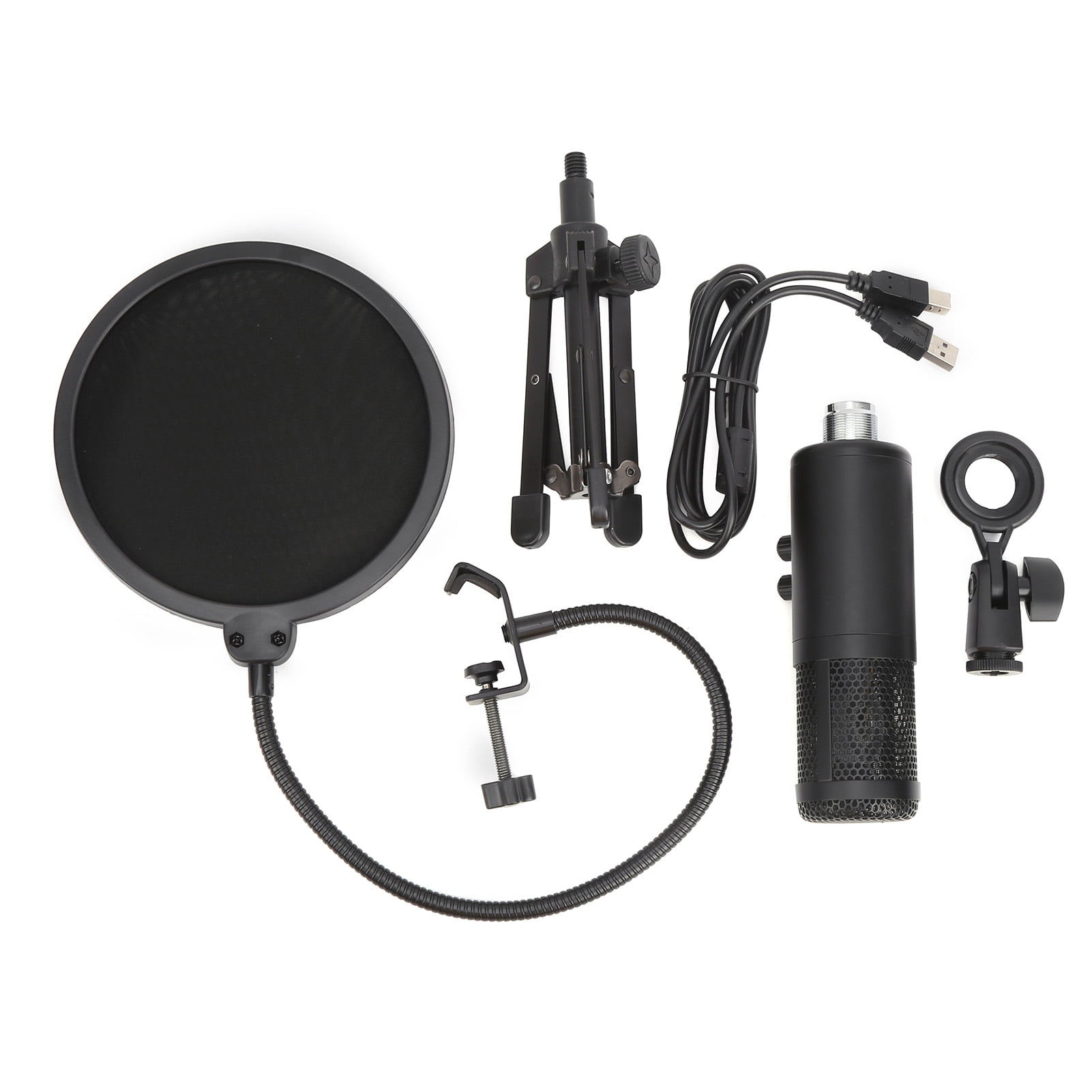 BM800 Professional Condenser Recording Microphone Kit Cardioid Studio ...