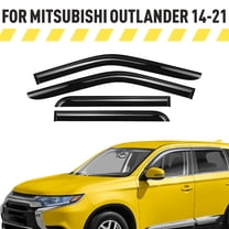 AEROGUYS Extra Durable Window Deflectors Tape-On Window Visors Rain ...