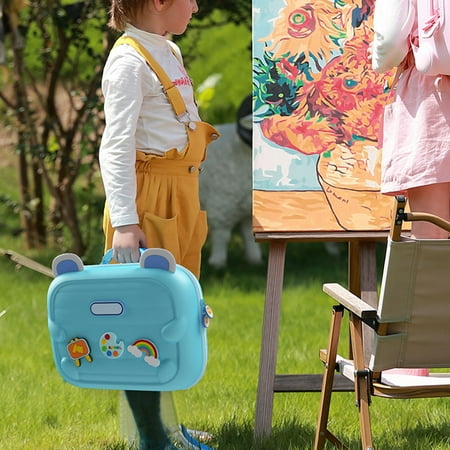 Kids Painting Storage Bag Cartoon Kindergarten School Portable ...