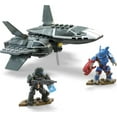 MEGA Halo ODST Wombat Drone Fighter Aircraft Building Set with 2 Micro ...