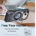 Allytechgroup for iPhone 17 Pro Max Back Cover Case with 360° Rotatable ...