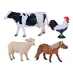 Schleich - Farm World: Animal Farm Playset Red Barn with Cow, Horse ...