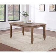 Emma + Oliver 8' x 40" Rectangular Antique Rustic Solid Pine Folding Farm Table with Crisscross ...