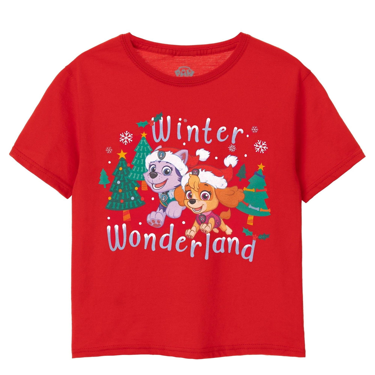 Click here for Paw Patrol Girls Winter Wonderland T-Shirt 7-8 Yea... prices