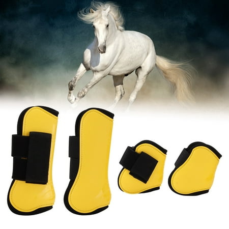 Horse Hoof Protective Boots,Horse Tendon Boots Set PU Shell Horse ...
