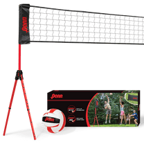 Penn Premium Outdoor Easy Setup Badminton Set with Net, 4 Rackets and ...