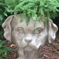 Homestyles 12 in. Stone Wash Muttley the Dog Muggly Animal Statue ...
