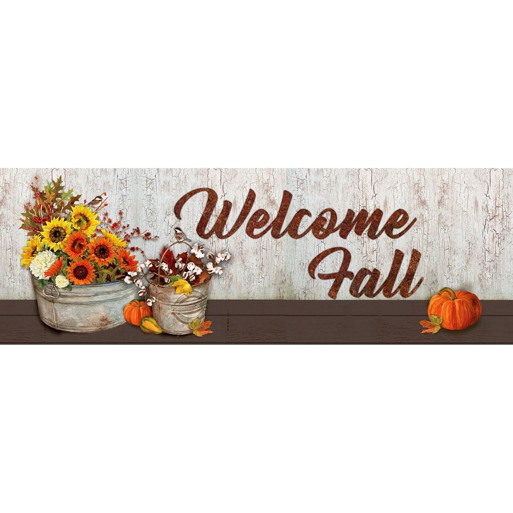 Custom Decor Signature Sign - Sunflowers and Cotton - Walmart.com
